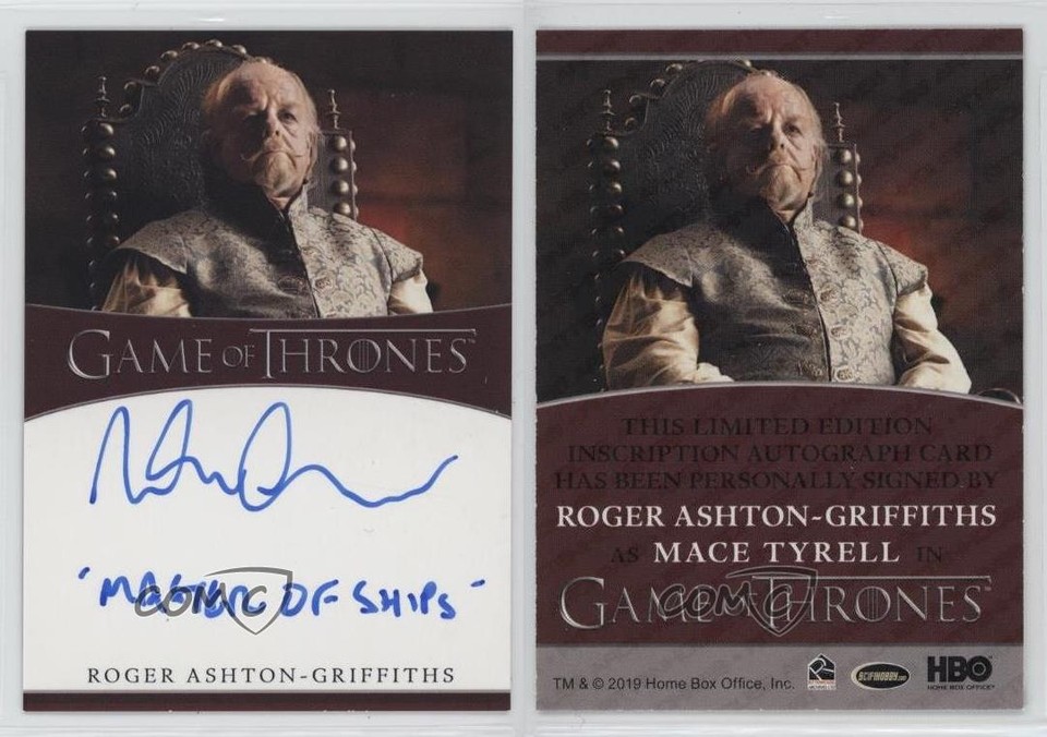 2021 Rittenhouse Inscription Roger Ashton-Griffiths Mace Tyrell Auto ...