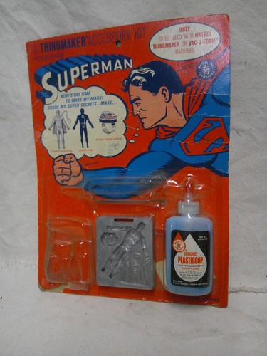 mattel Thingmaker SUPERMAN card used READ 1966 plastigoop vintage | eBay