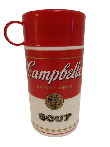 Vintage Campbell Soup Can-Tainer Insulated Hot Food Thermos Container ...