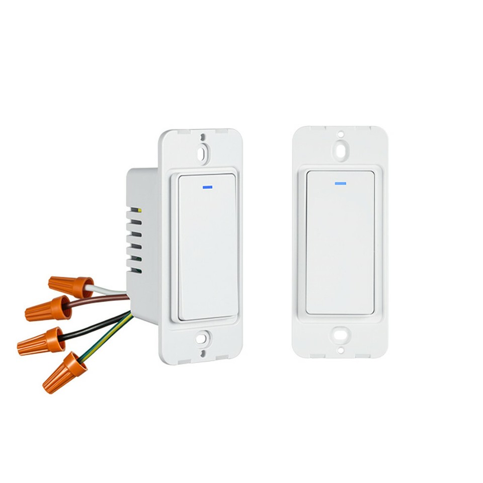 2/3 Gang Smart Light Switch Wifi Wall Touch Alexa Google Home Control ...