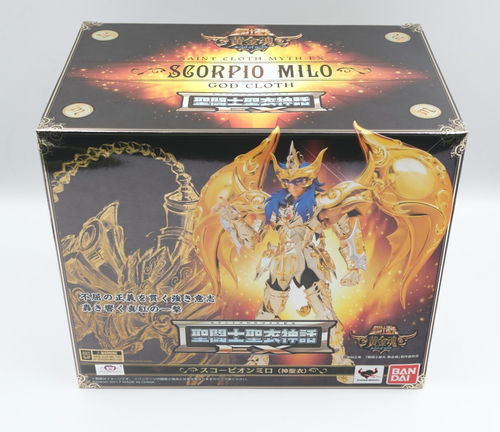 Sealed Saint Seiya Myth EX Scorpio Milo God Cloth Soul of Gold Action ...