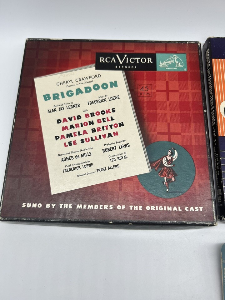 LOT of 5 RCA VICTOR Red Seal Records 45 RPM Box Sets Brigadoon ...