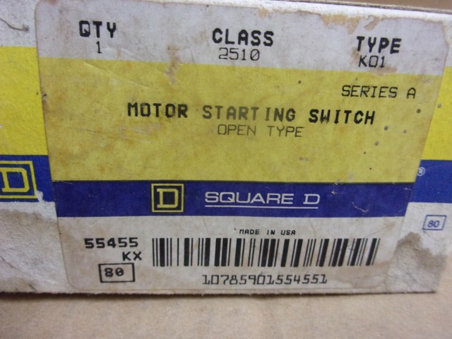 Square D Motor Starting Switch Class 2510 Type K01 for sale online | eBay