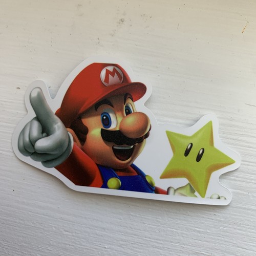 2” Nintendo Vinyl Decal Mario Star Nintendo Switch Dock 3DS Wii Cup ...