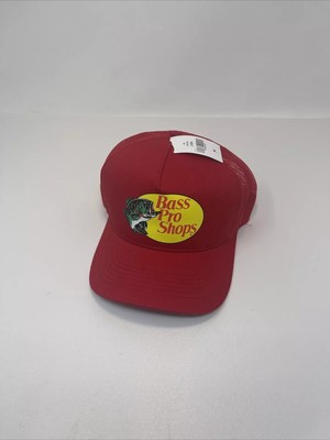 Bass Pro Red Snapback Adjustable Trucker Hat - New with Tags | eBay