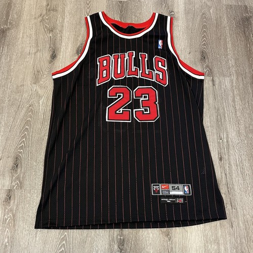 Chicago Bulls Michael Jordan Nike 1984 Flight 8403 Black Jersey Size ...