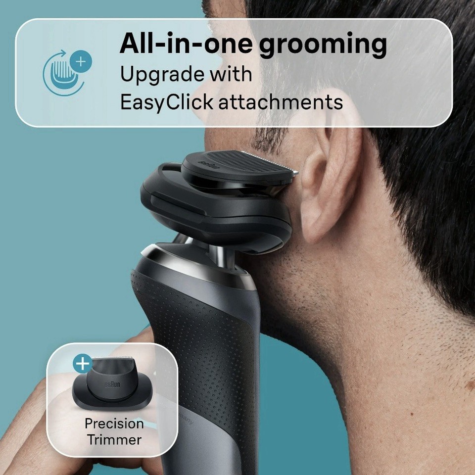 Braun Series 7 7120s Electric Shaver 360° Flex Wet/Dry Turbo Gentle New ...