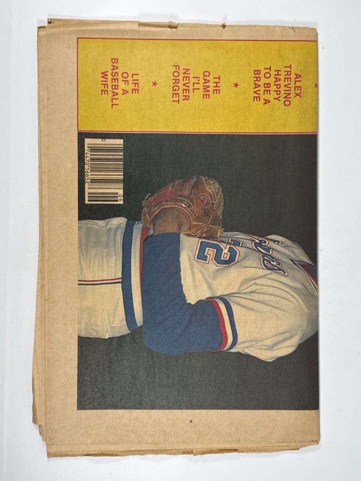VINTAGE - Braves Official Newspaper June 1984 Vol 3 #4 Team News ...