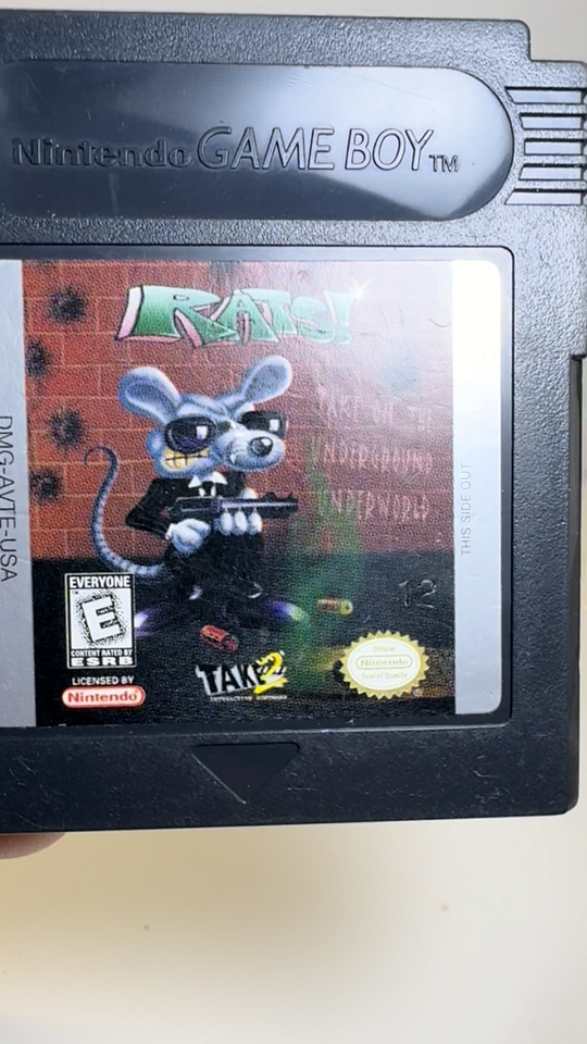Rats! (Nintendo Game Boy Color, 1998) Authentic. Tested. | eBay