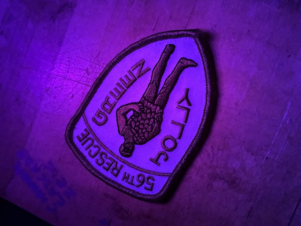 1990s/2000s? US AIR FORCE PATCH-56th RESCUE SQUADRON-JOLLY GREEN-ORIGINAL STICKY | eBay