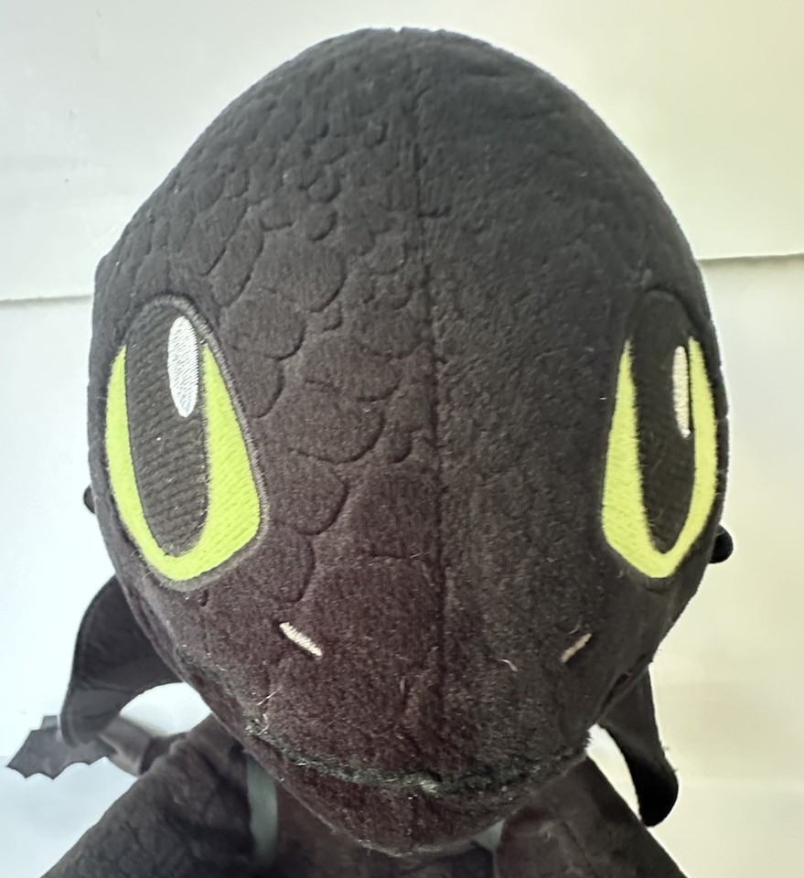 Retired Rare New Build a Bear HOW TO TRAIN YOUR DRAGON TOOTHLESS Deluxe ...