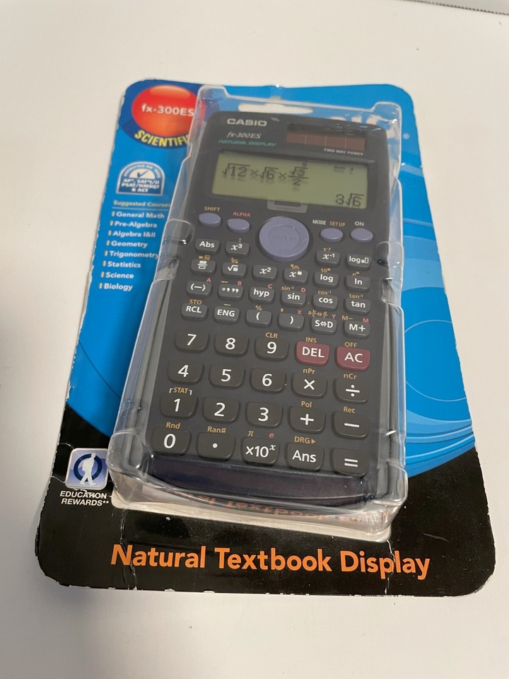 Casio fx-300ES PLUS Scientific Calculator, Textbook Display NEW ...