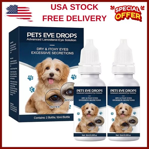 Cataract Drops for Dogs, Dog Eye Drops, Improve Vision Clarity, Improve ...