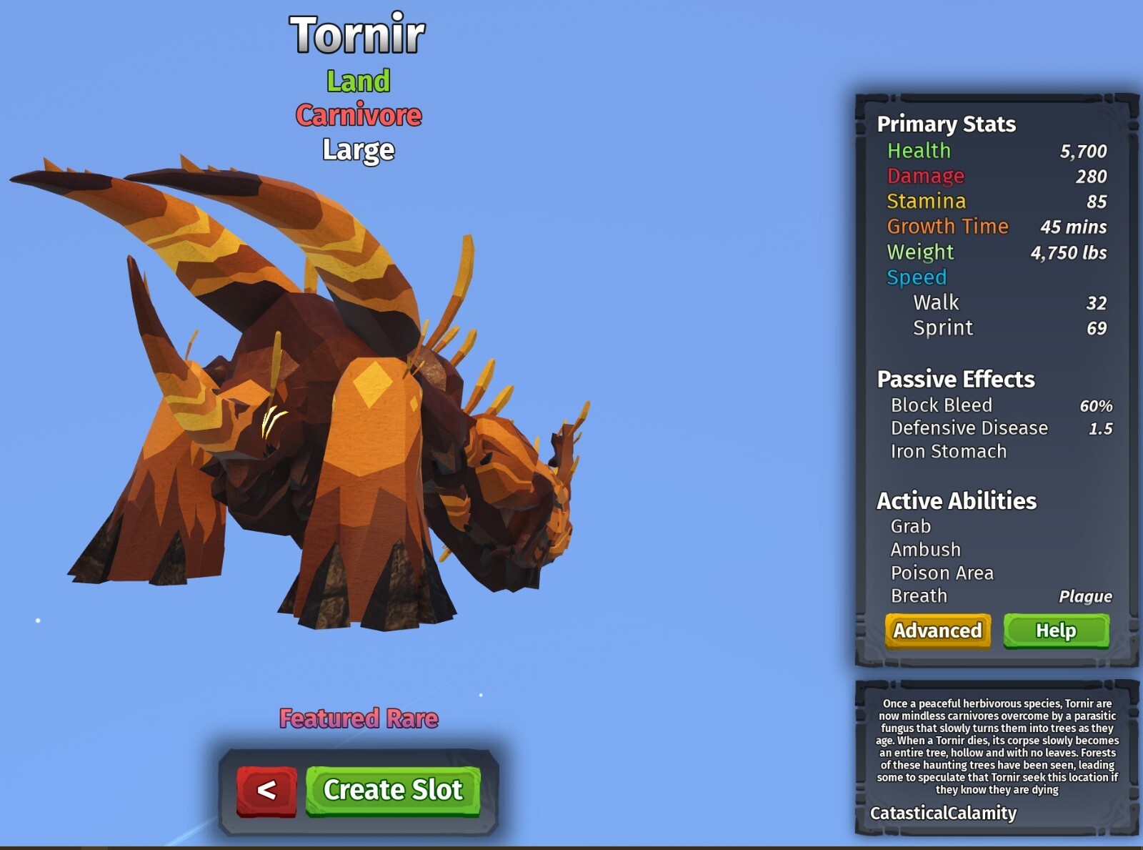 Tornir Species | Creatures of Sonaria | Roblox | eBay