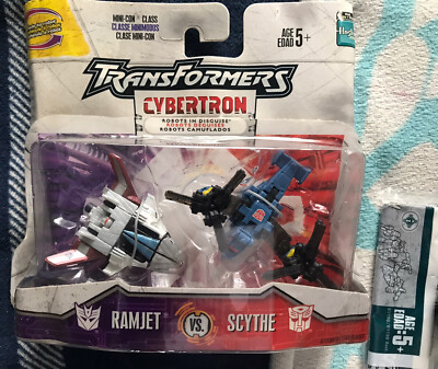 Transformers Cybertron Ramjet Scythe Minicons 2 Pack mosc, Rare | eBay