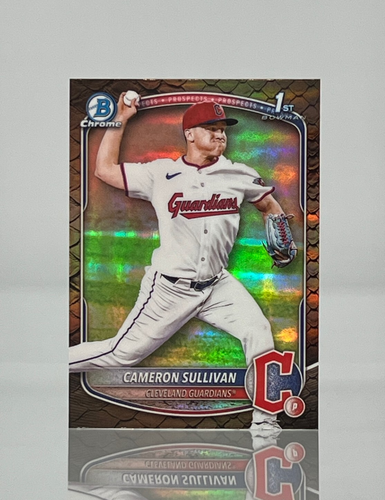 Cameron Sullivan 2025 BOWMAN CHROME Reptilian SP Guardians Rookie 1st ...