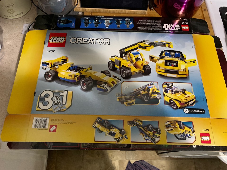 Lego 5767 Creator 3 in 1 Cool Cruiser 556 pieces Box Only 673419174350 ...