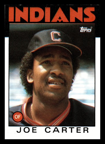 1986 Topps Joe Carter #377 Cleveland Indians Near Mint NM | eBay