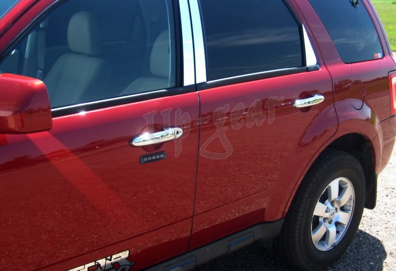 For 2001-2012 Ford Escape Mirror ABS Chrome Door Handle Cover Cap Trim ...