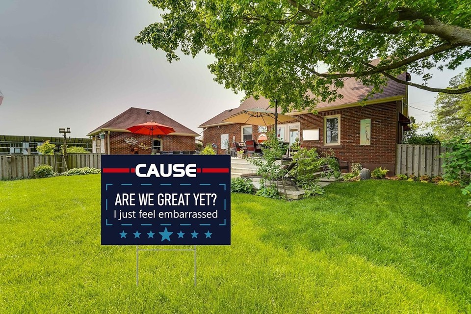 Vrogadso Anti Trump Yard Signs Political Protest Anti Maga Yard Sign ...