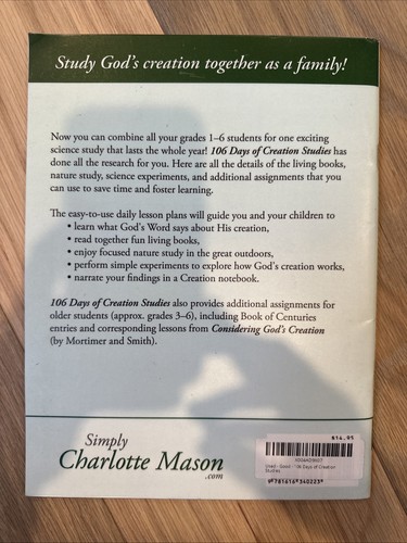 106 Days of Creation Studies, Simply Charlotte Mason By Sonya Shafer ...