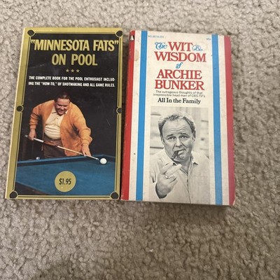 Vintage Paperback books “Minnesota Fats On Pool” & Archie Bunker | eBay
