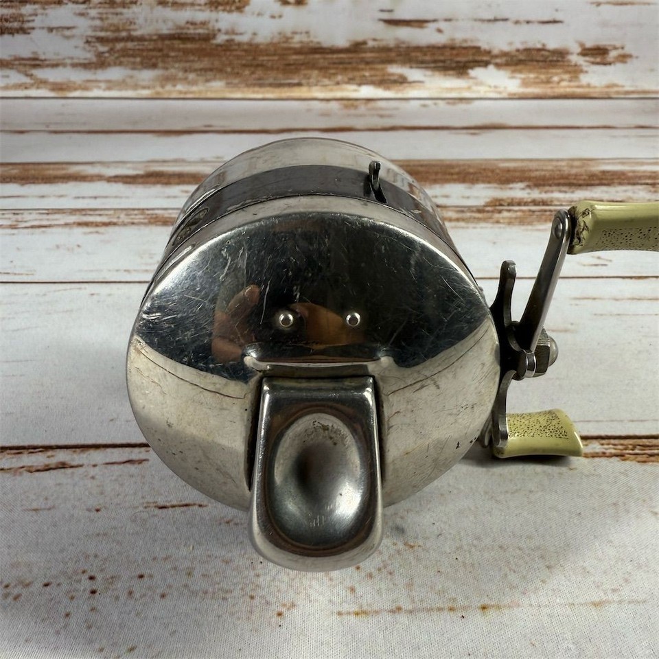 Vintage Zebco Spinner Model 55 Chrome Fishing Reel Original Classic | eBay
