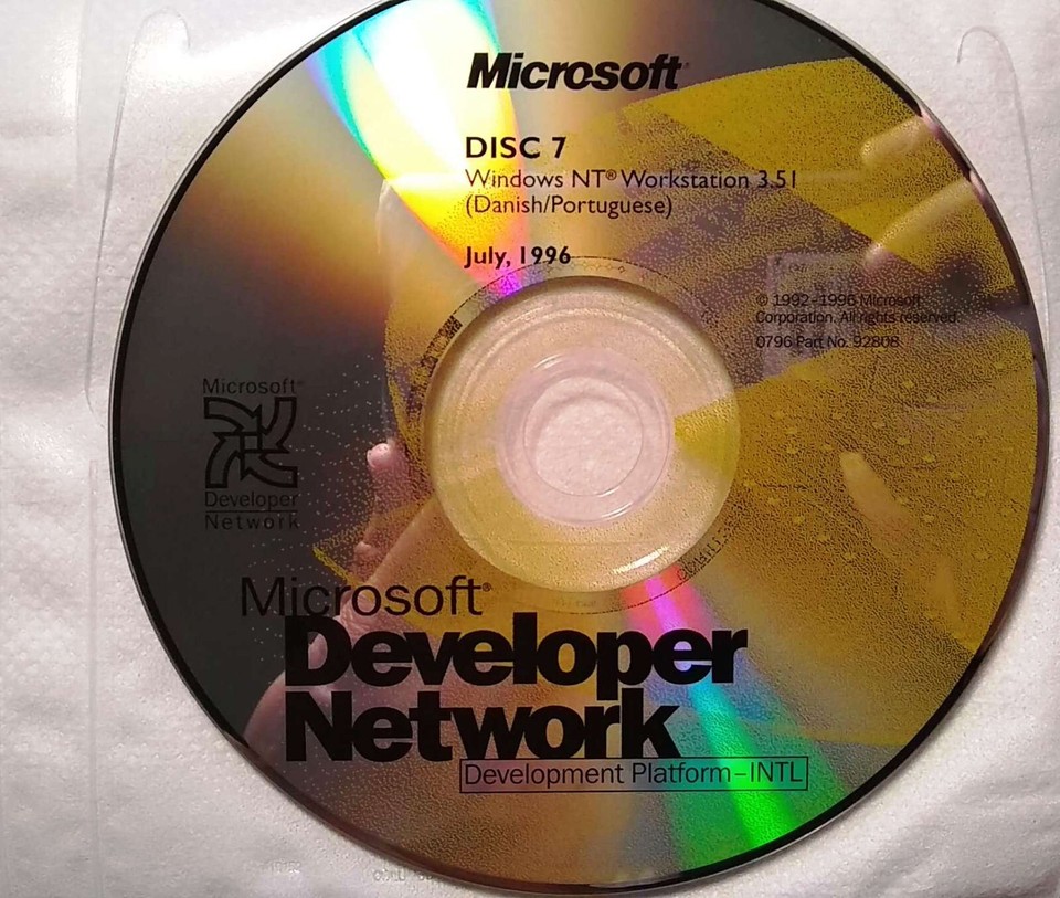 Windows NT Workstation 3.5.1 Full Version Portuguese / Danish w ...