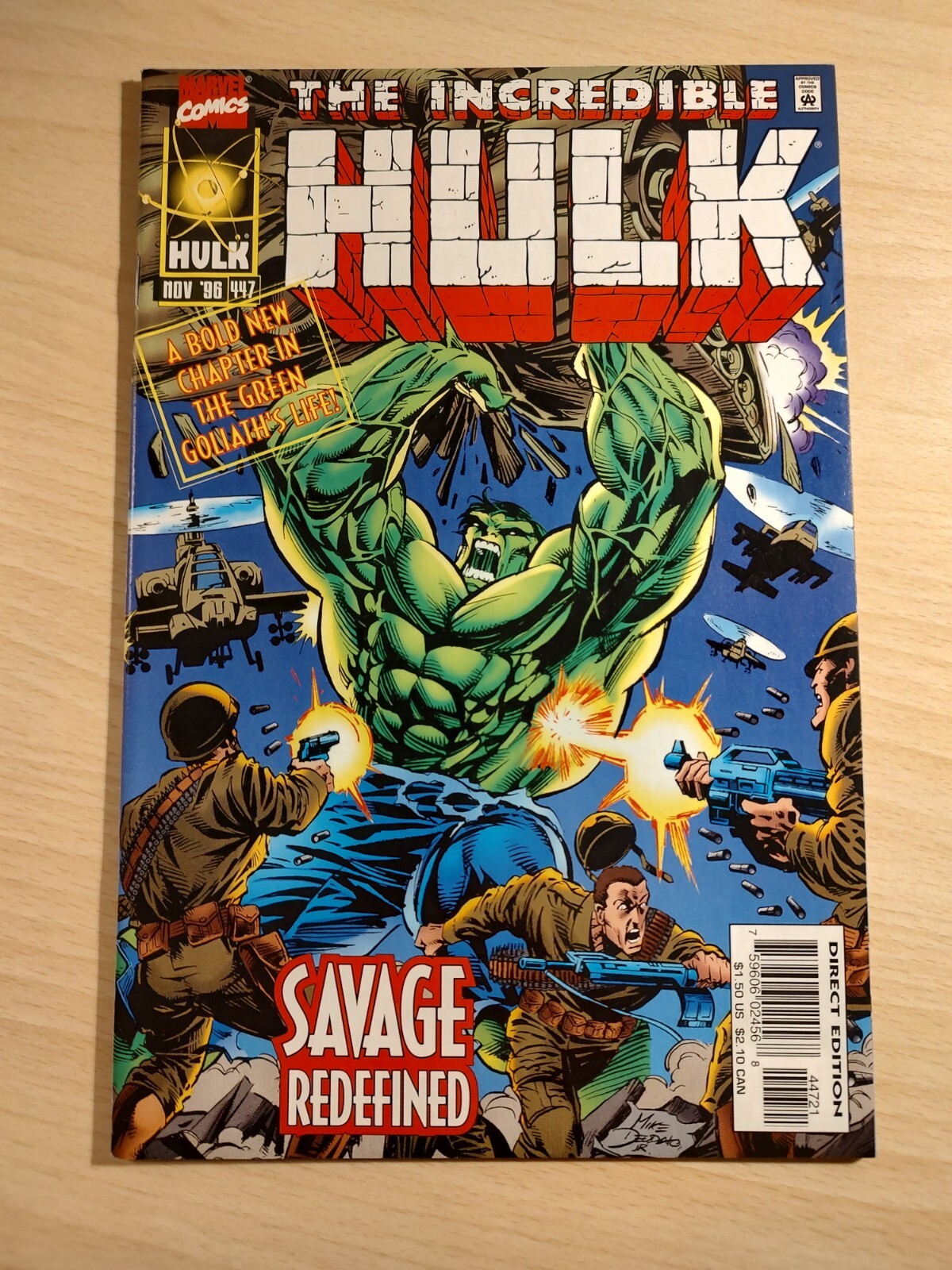 THE INCREDIBLE HULK #446, 447, 448 Hercules Unleashed #1 Onslaught ...
