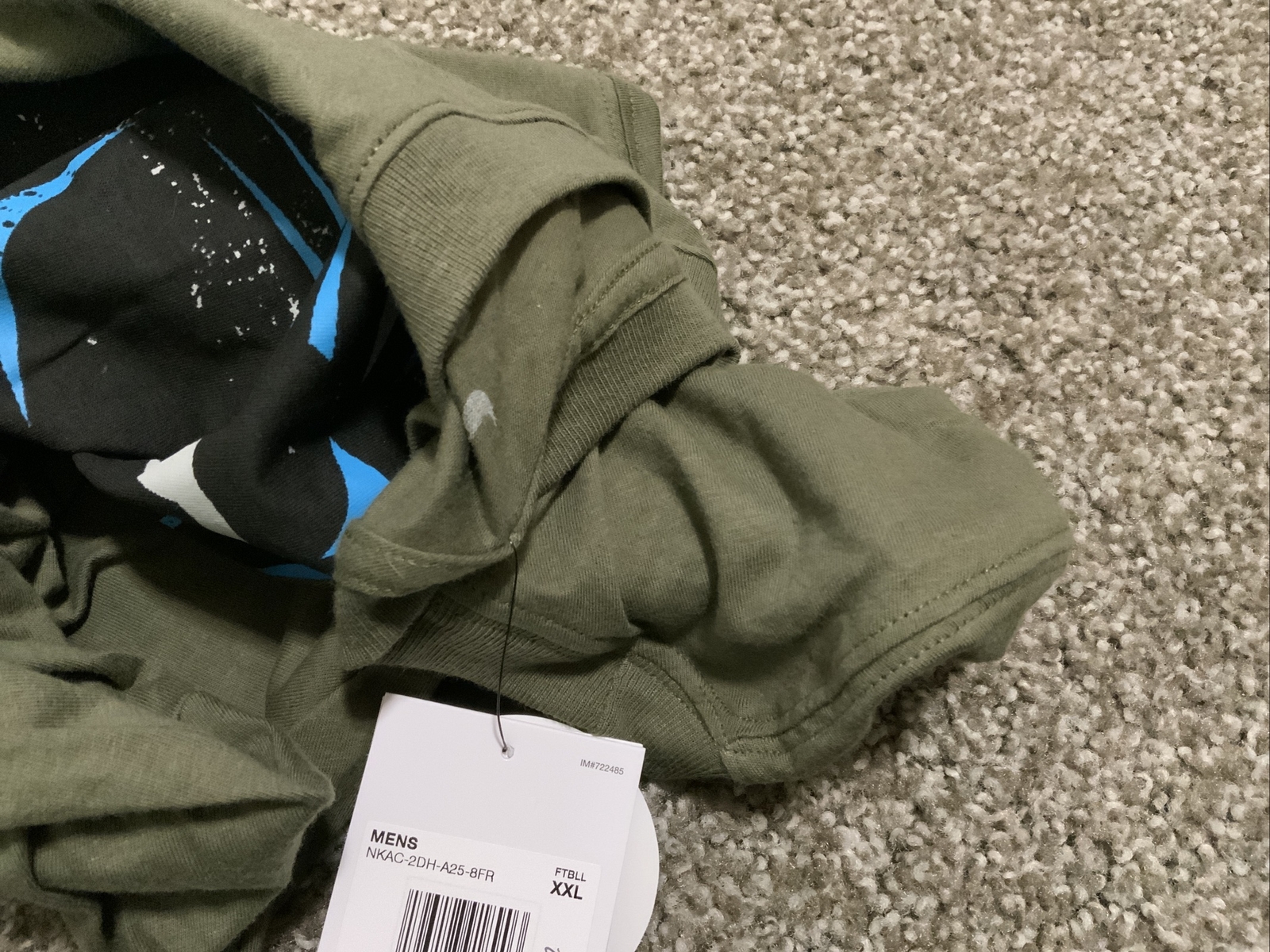 Nike Carolina Panthers Salute To Service STS Shirt L/S Men's Size 2XL ...