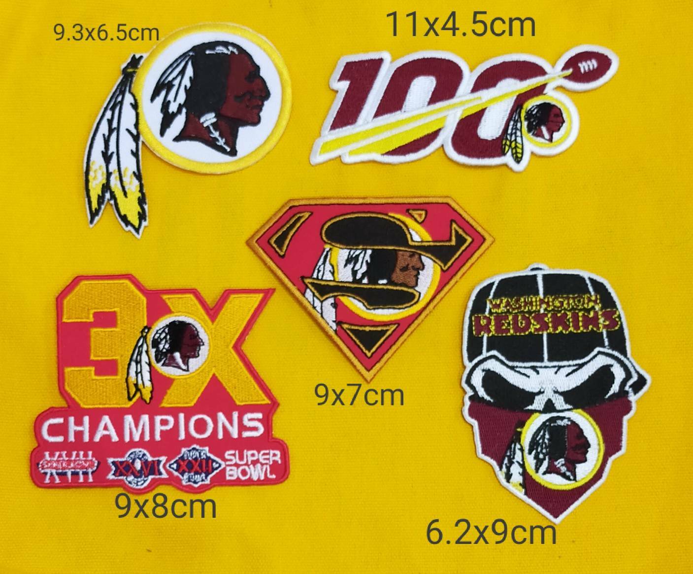 NFL Washington Redskins Logo Patch sport Embroidery ,Iron ,Sewing on ...