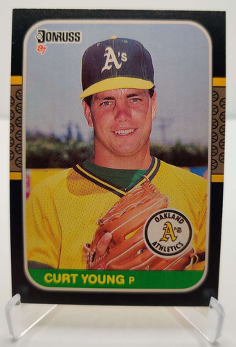 1987 Donruss #344 Curt Young Oakland Athletics Baseball Card | eBay