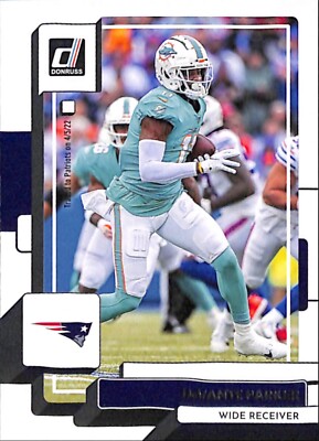 2022 Donruss Base #122 DeVante Parker - New England Patriots | eBay