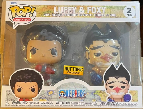 Luffy & Foxy 2-Pack Common Funko Pop | One Piece Hot Topic Exclusive ...