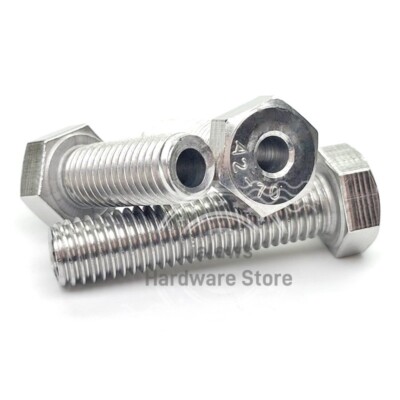 A2 Stainless Steel Hollow Hex Bolt M4M5M6M8-M20 Hexagon Head Cap Hollow ...