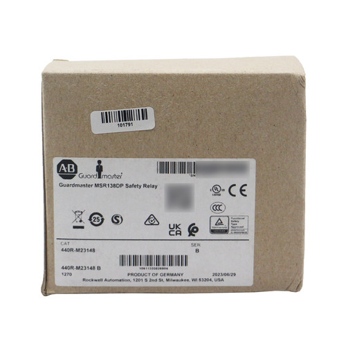 440R-M23148 Allen-Bradley 440RM23148 Guardmaster MSR138DP Safety Relay ...