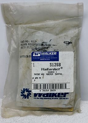 Walker Walkerduct S126B Floor Receptacle Outlet **FACTORY SEALED ...