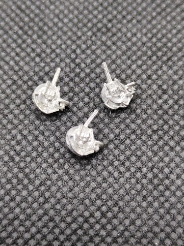 (3) WWII Micro Armour Tank Turret Metal Miniature Bits 1/285 Scale | eBay