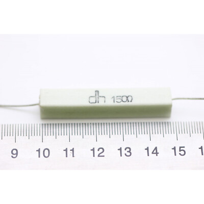 1 X CEMENTED CERAMIC RESISTOR 150OHM 150R 10W DH AXIAL NOS (New Old ...