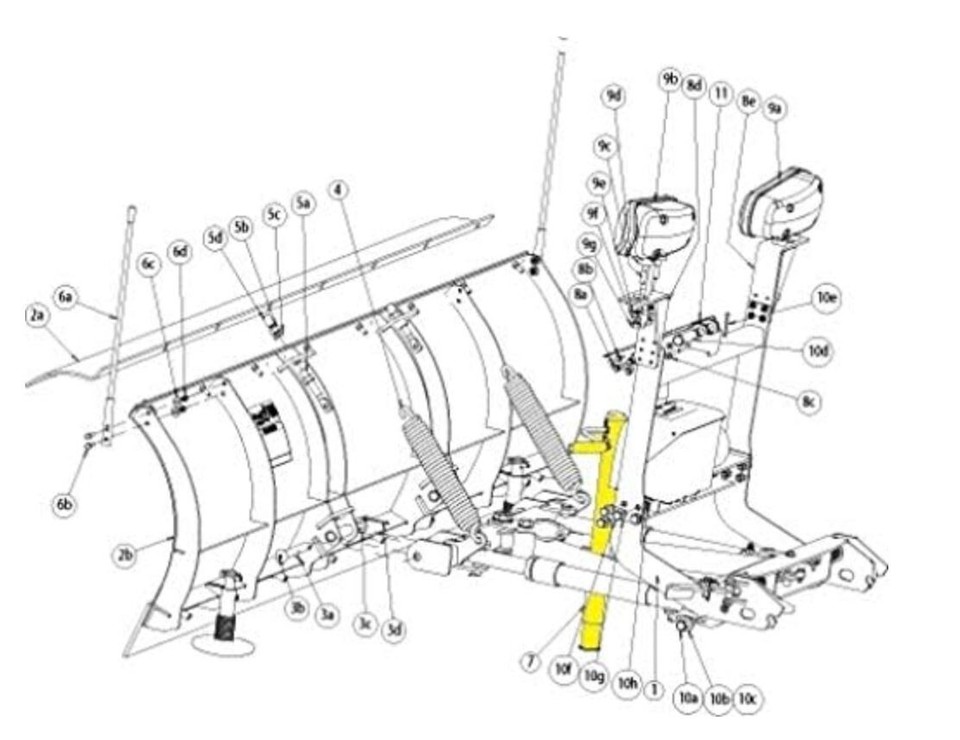 Side Winding Jack For Snowdogg® MD, HD, EX, VX, And CM Plows #16111310 ...