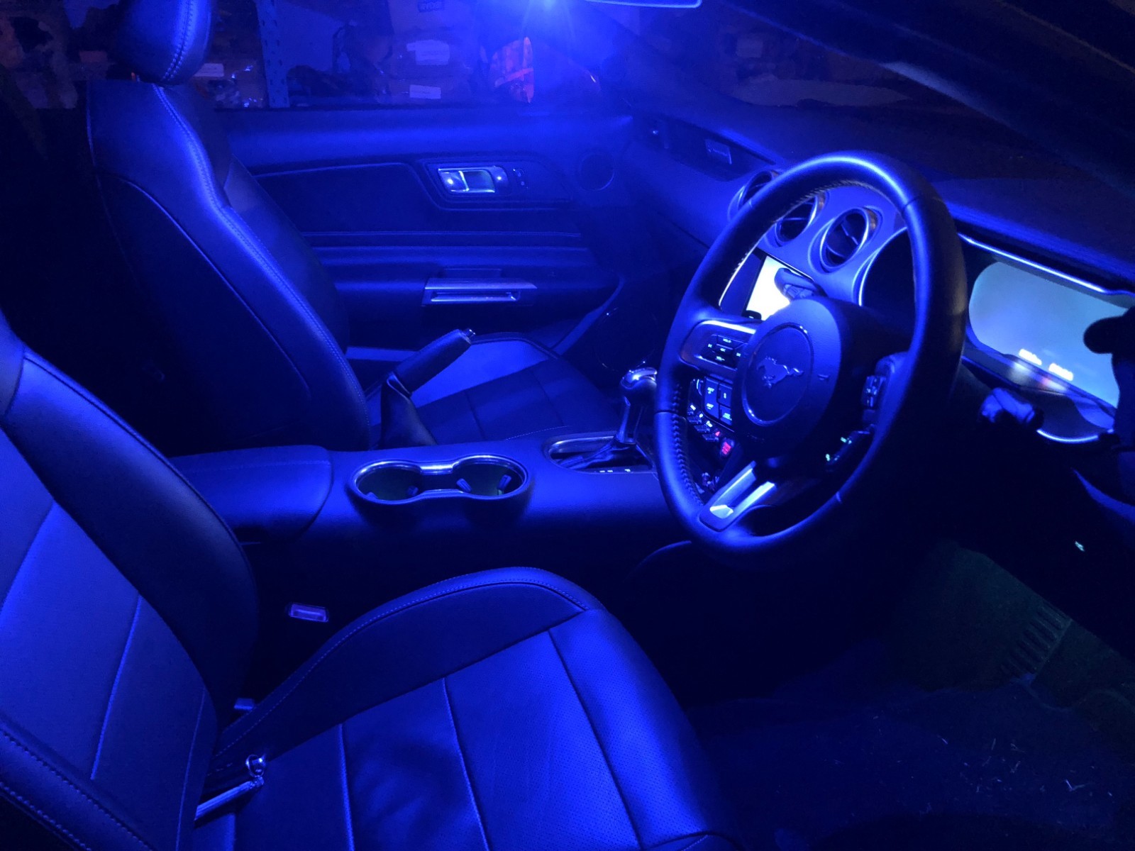 Bright Icy Blue LED Interior Light Upgrade Kit for Ford FM FN Mustang ...