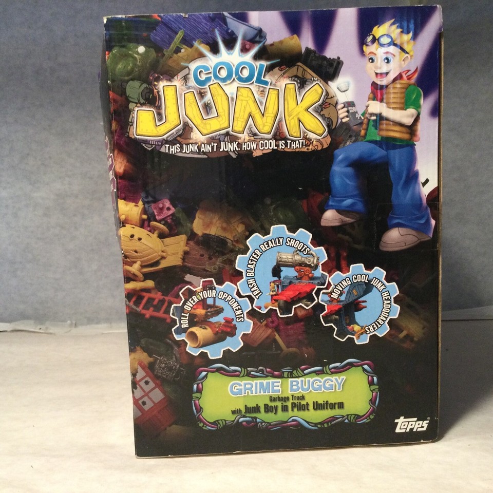 Topps Cool Junk Grime Buggy Action Figure Garbage Truck Junk Boy Pilot ...