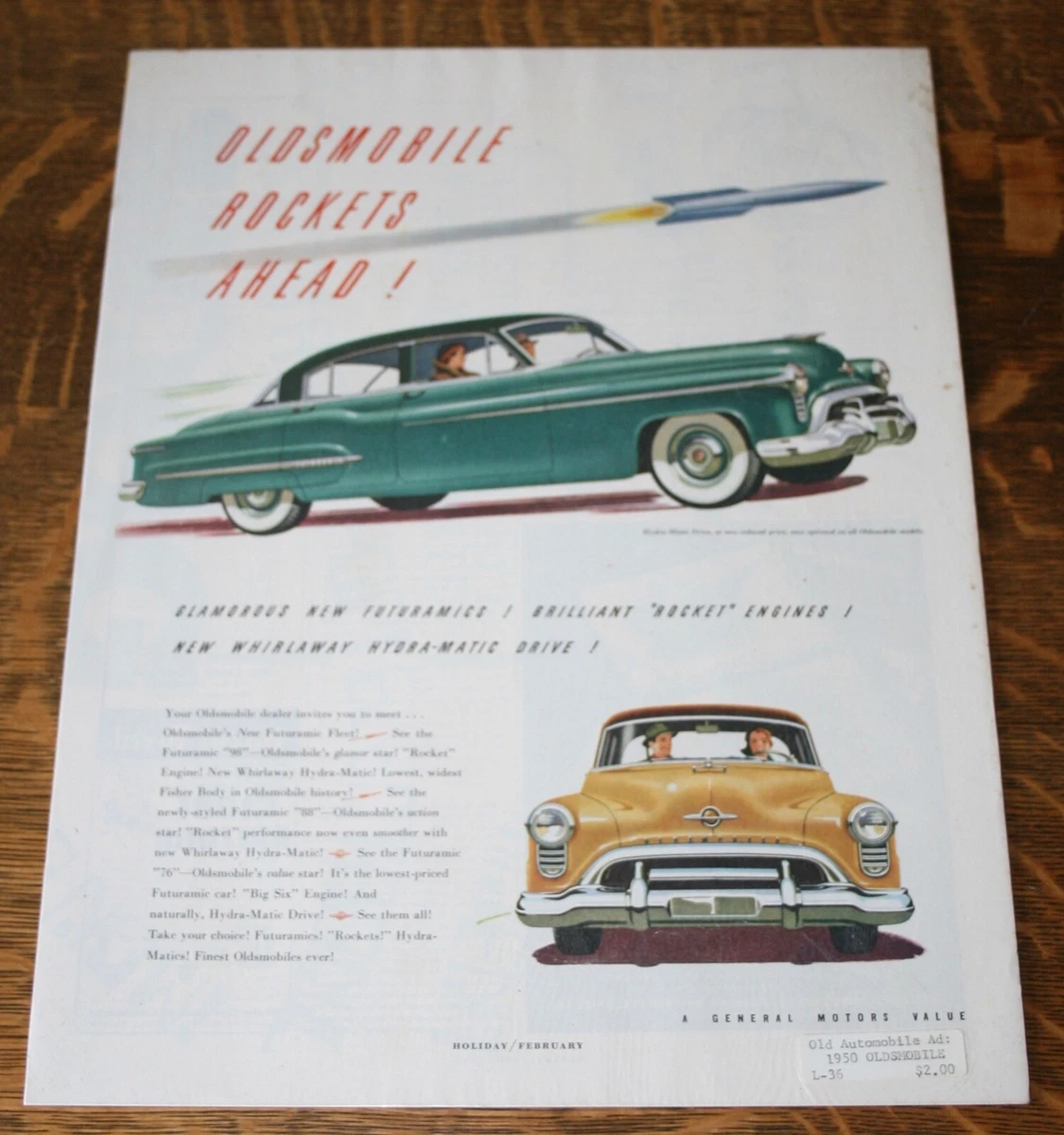 1950 Oldsmobile Engine