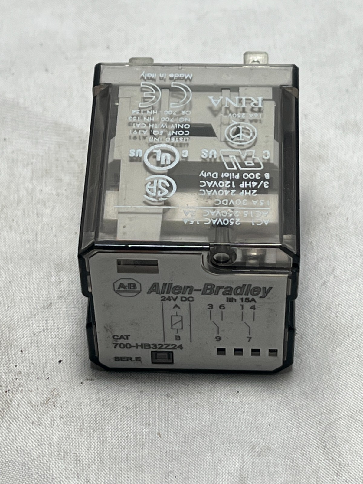 Allen Bradley Relay 24VDC 15A 700-HB32Z24 | eBay