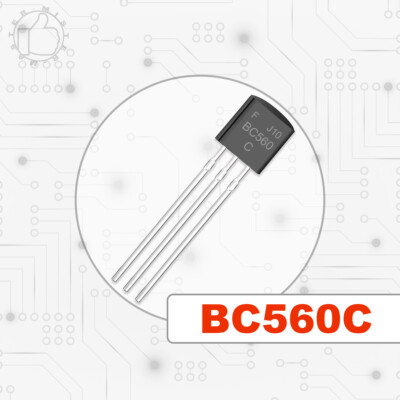 BC560C LOW NOISE TRANSISTOR T0-92 PNP SI-P 50V 0,2A 500mW - SET DA 10 ...