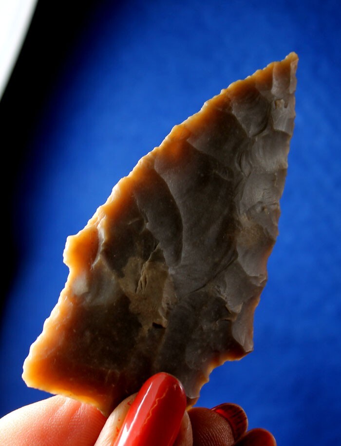 Johnson Spear Point Authentic Prehistoric Arrowhead Artifact Native ...
