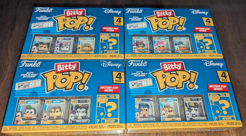 Funko Bitty Pop Disney - Mickey 4 Pack Boxes - Base Set - Mystery ...
