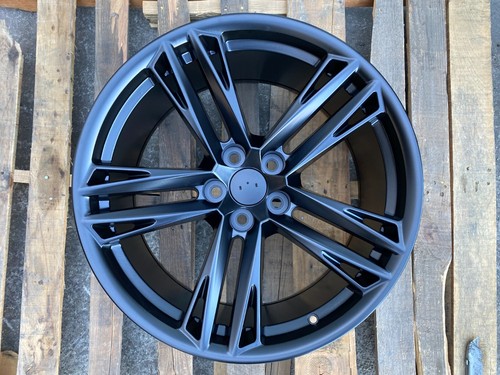 20X10 20x11 Staggered Satin Black ZL1 Rims 5X120 Fit Chevrolet Camaro ...