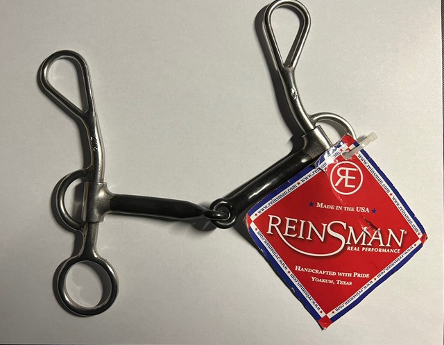 REINSMAN STAGE B ARGENTINE 716 in SMOOTH SWEET IRON HORSE SNAFFLE BIT ...