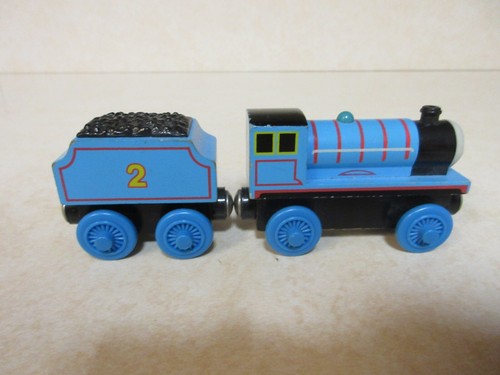 2x Wooden Railway Train Set EDWARD TENDER Set Tank Engine For Thomas ...